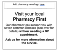 Pharmacy First Support documents – Nottinghamshire LPC